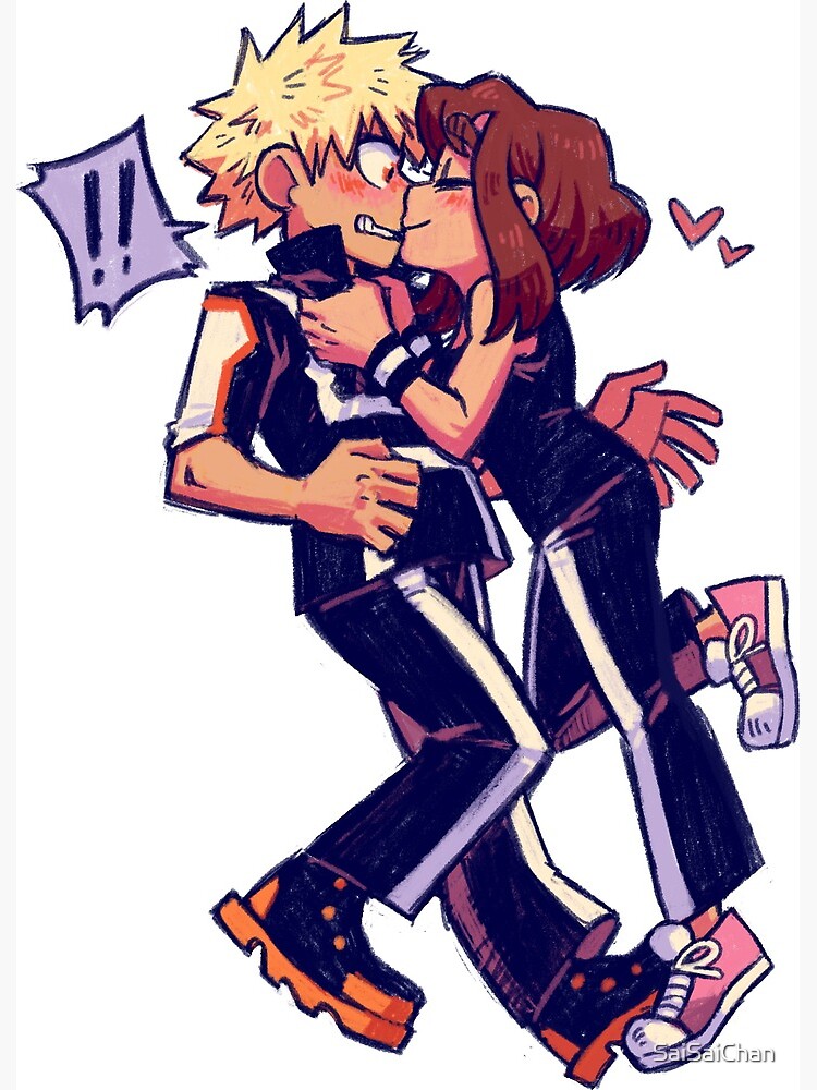 "Kacchako Kiss" Art Print for Sale by SaiSaiChan | Redbubble