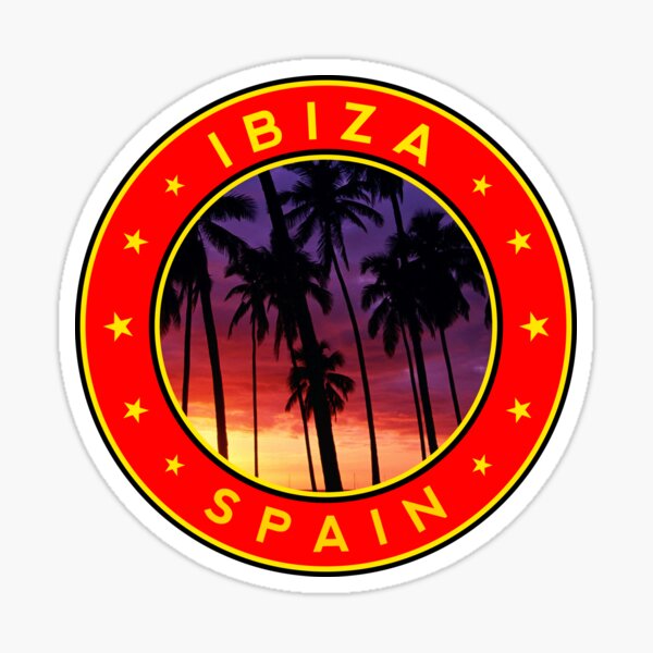 "Ibiza, Ibiza sticker" Sticker for Sale by Alma-Studio | Redbubble