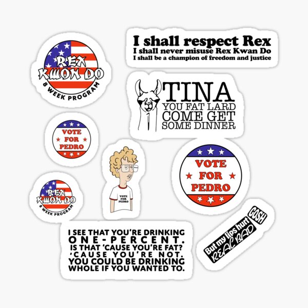 "Napoleon Dynamite " Sticker for Sale by MayhemMads | Redbubble