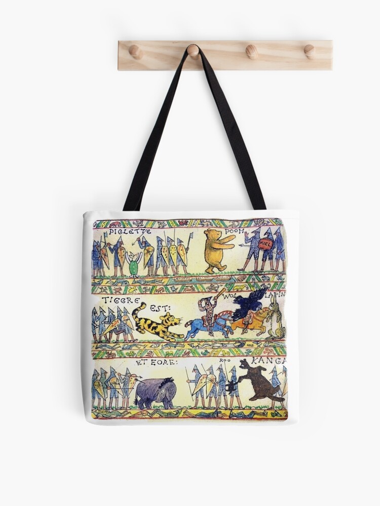 "Pooh Bayeux Tapestry" Tote Bag for Sale by Art Off the Wood | Redbubble