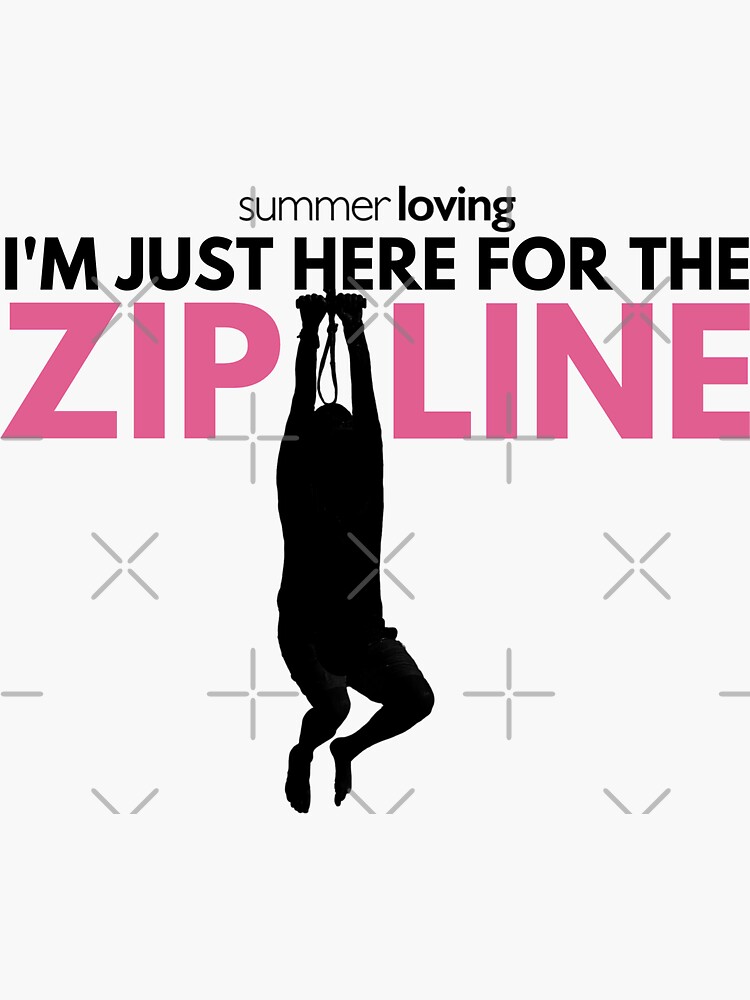 "Ronnie & the zip line - itysl" Sticker for Sale by fantaztik | Redbubble