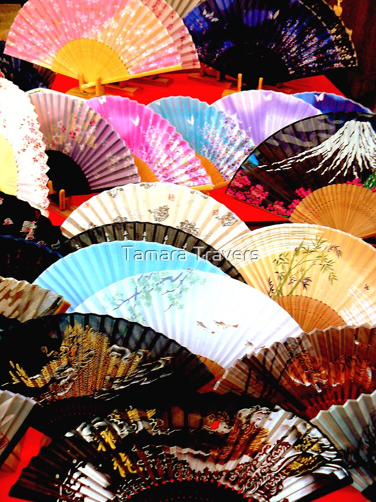"Colourful fans" by Tamara Travers | Redbubble