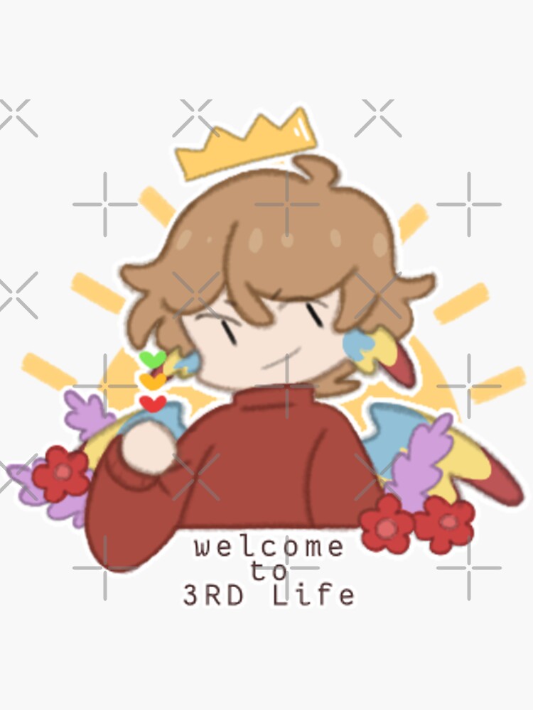 "3RD Life Grian" Sticker for Sale by zzzishu | Redbubble