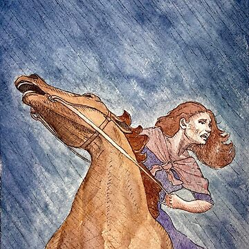 "Sybil Ludington" Sticker for Sale by Vangoghlove | Redbubble