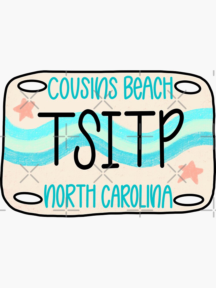 "TSITP License Plate" Sticker for Sale by MaggieEDoodles | Redbubble