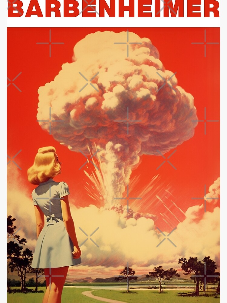 "ORIGINAL BARBENHEIMER 2023" Poster for Sale by Retro Travel Design ...
