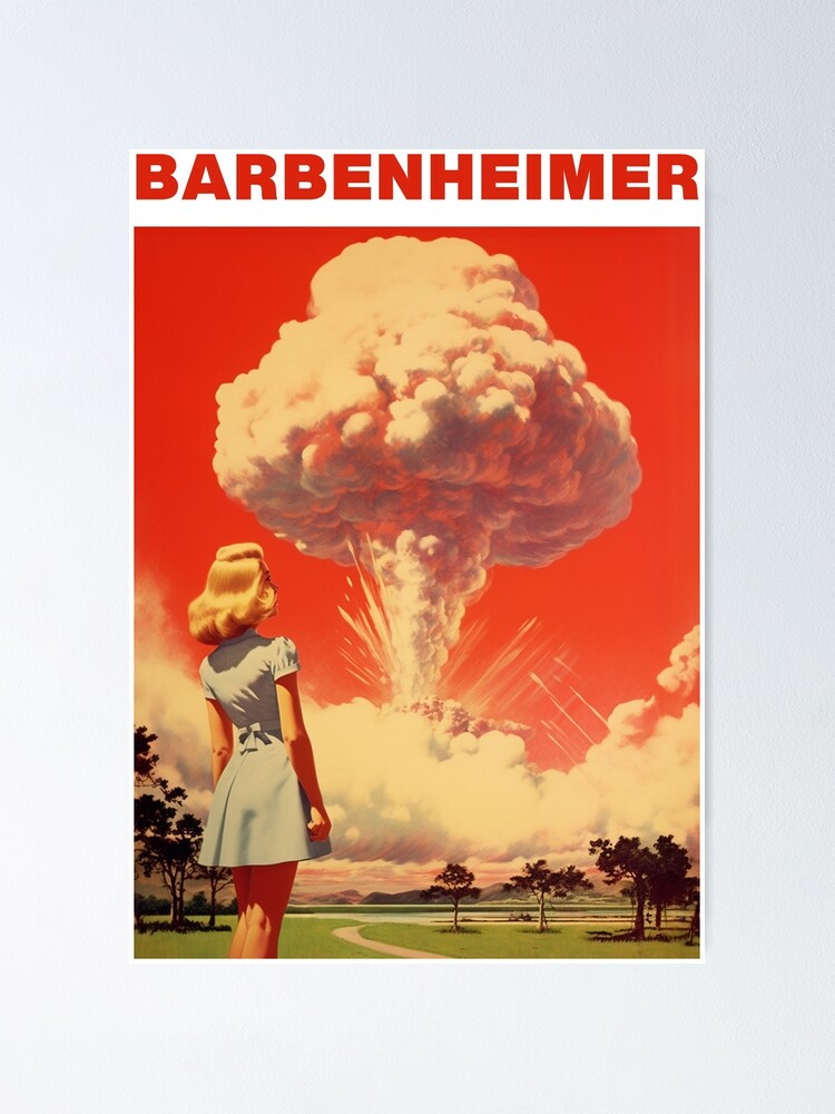 "ORIGINAL BARBENHEIMER 2023" Poster for Sale by Retro Travel Design ...