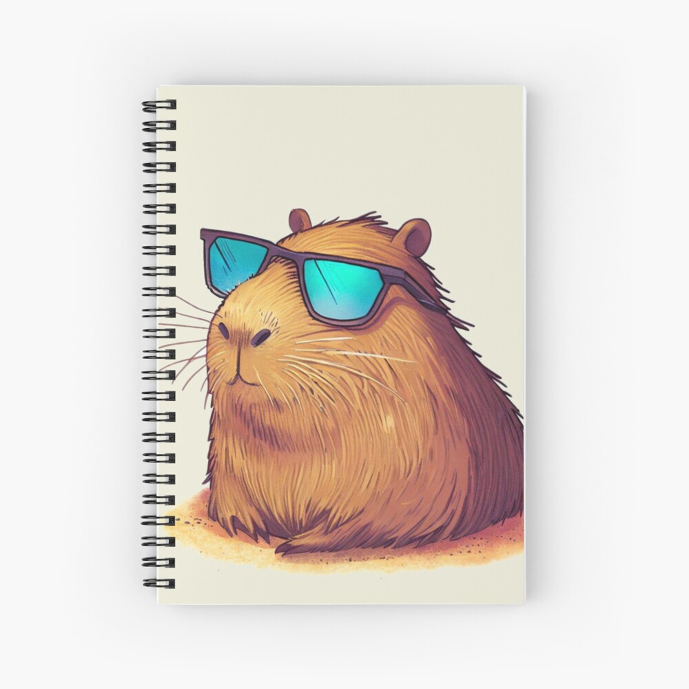 "Cool Capybara" Sticker for Sale by Zoostickery | Redbubble