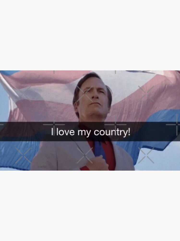 "Better Call Saul Goodman Jimmy Mcgill Trans Flag" Sticker for Sale by ...