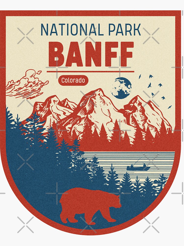 "banff national park" Sticker by Bill201 | Redbubble