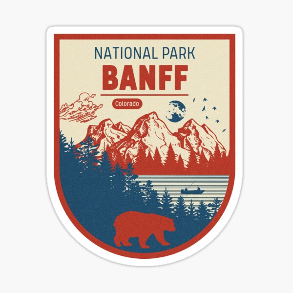 "banff national park" Sticker by Bill201 | Redbubble