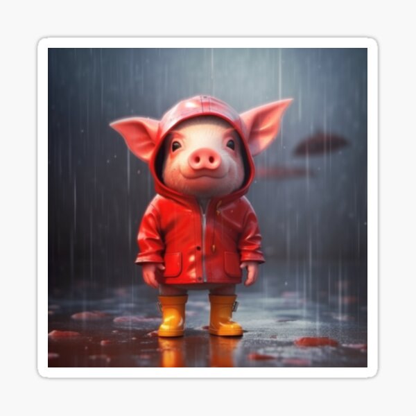 Lindos Cerditos Con Botas Pósters: Cerdo En De Barro | Redbubble