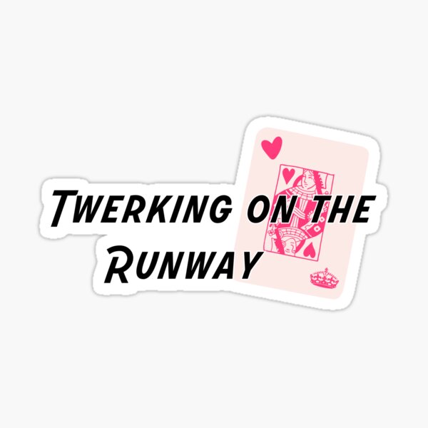 "Twerking on the runway (G)IDLE" Sticker by lalalera | Redbubble