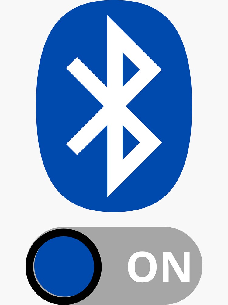 "Bluetooth" Sticker for Sale by Adamfs74 | Redbubble