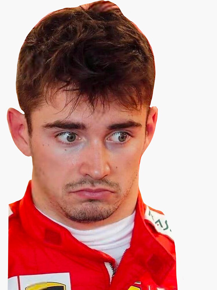 "Charles Leclerc Disgust Face Meme " Sticker for Sale by F1content ...
