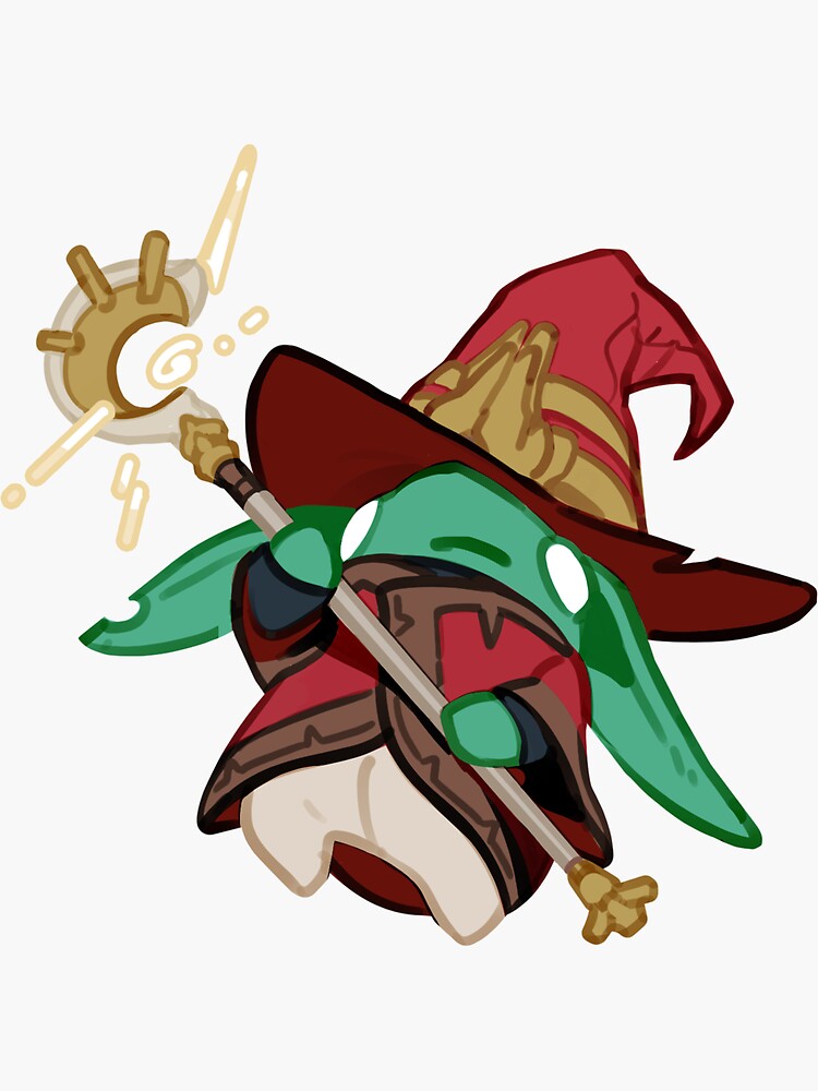 "Goblin Mage - Light" Sticker for Sale by Mingchen Shen | Redbubble