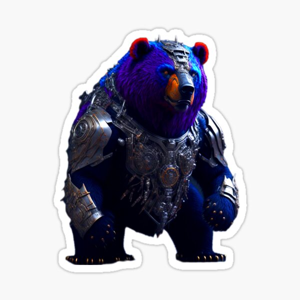 "Bear" Sticker for Sale by HiveMechs | Redbubble