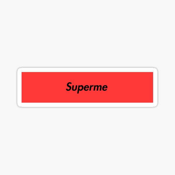 "Superme T-Shirt" Sticker by Regens | Redbubble