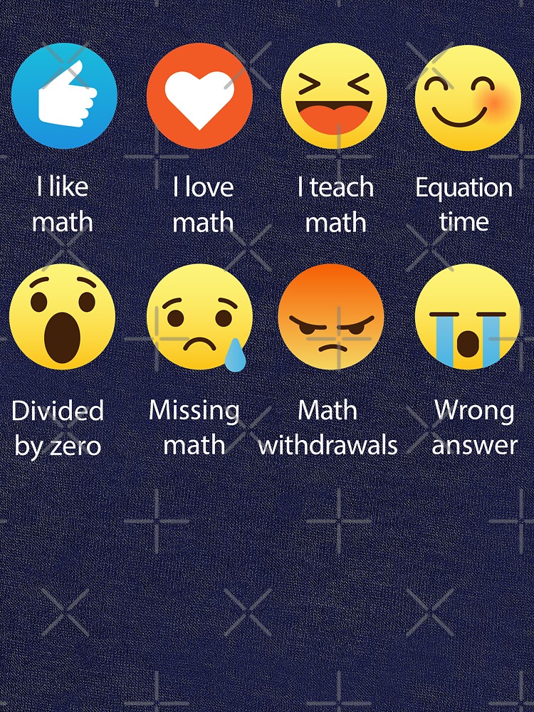 Quoti Love Math Mathlete Heart Eye Emoji Emoticon Funny Math