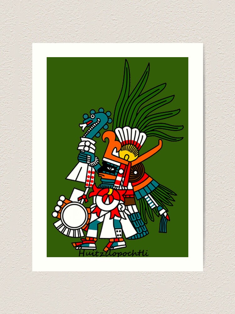 "Aztec Art: Huitzilopochtli" Art Print for Sale by WindsofJupiter ...