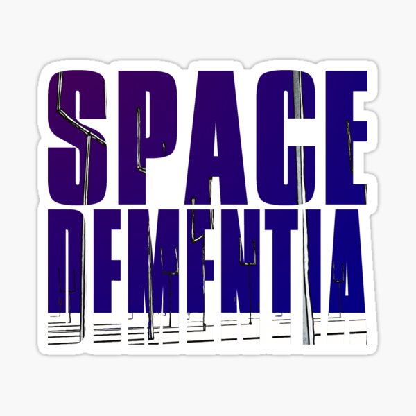 "Space Dementia - OOS Logo" Sticker by Vince19Drums | Redbubble