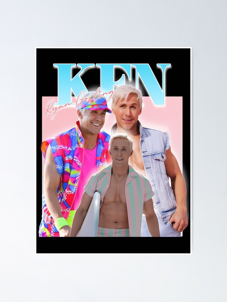 Barbie Ryan Gosling Ken Poster