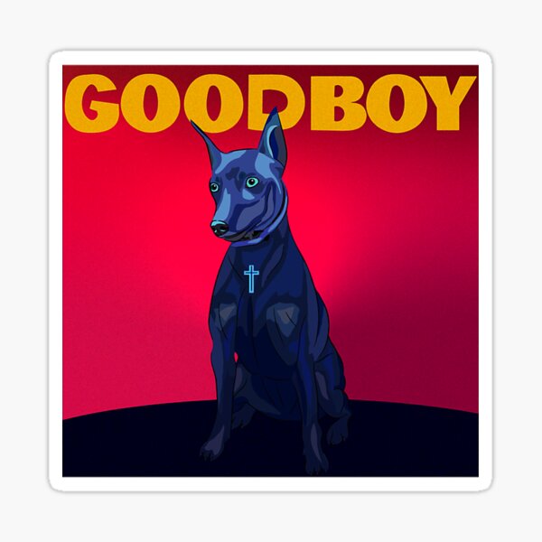"goodboy " Sticker for Sale by Wallingtonshop | Redbubble