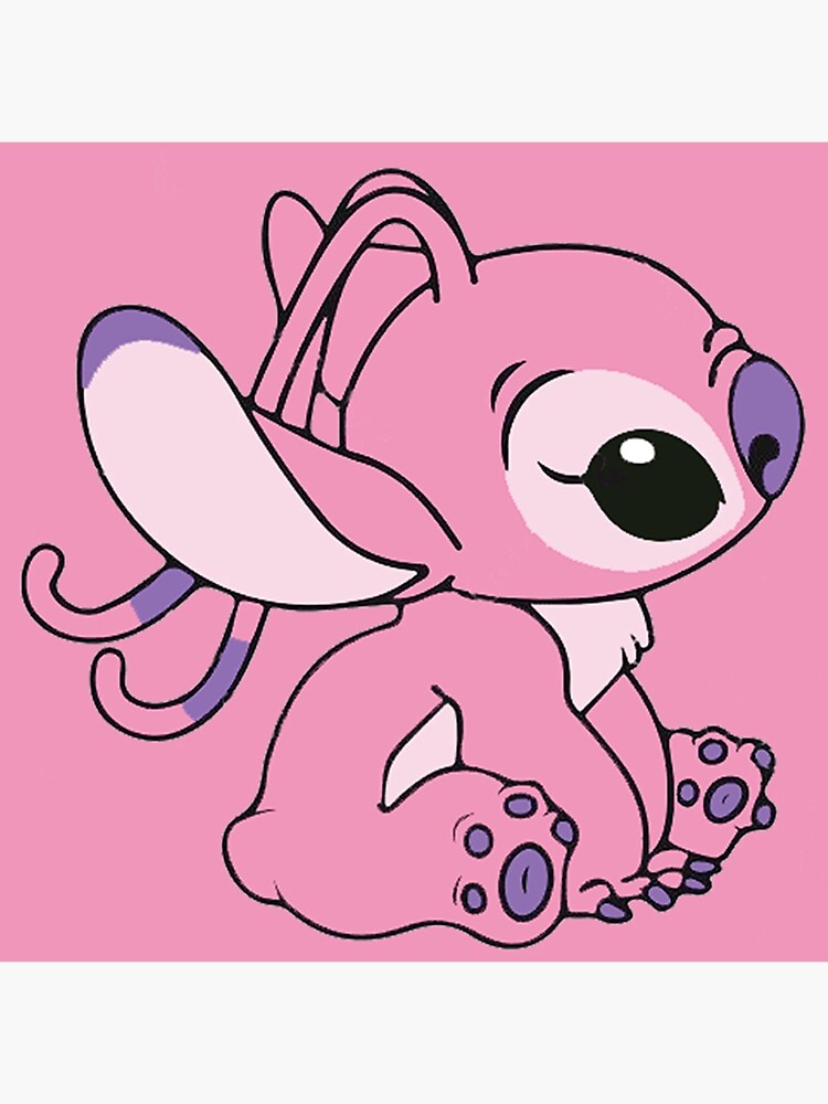 "Angel Stitch In Love Metal Print" Sticker for Sale by SharieAnderson ...