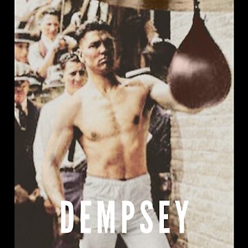 "Jack Dempsey Workout - Boxing Legend Colorized " Sticker for Sale by ...