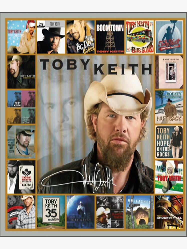 American Country Music Singer Toby Keith Poster sold by Saladina Iguana ...