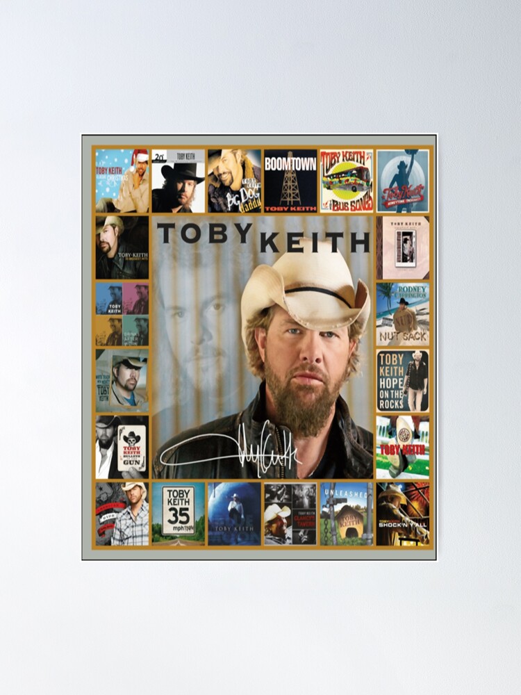 American Country Music Singer Toby Keith Poster sold by Saladina Iguana ...