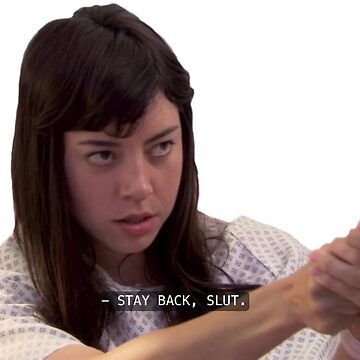 "April Ludgate Quote" Sticker for Sale by melissarc97 | Redbubble