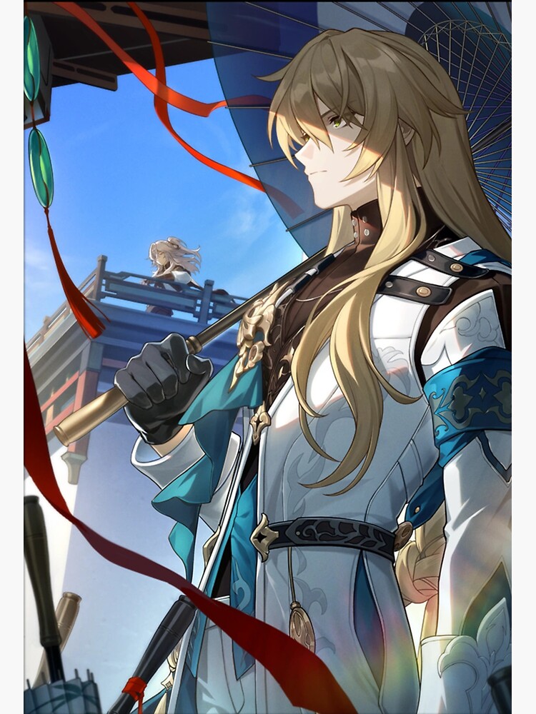 "Honkai Star Rail Luocha" Sticker for Sale by SleepyShy | Redbubble