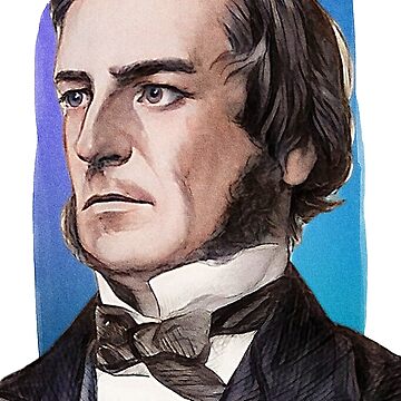 "English Mathematician George Boole illustration " Sticker for Sale by ...