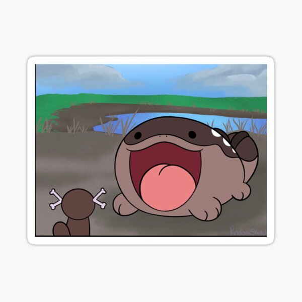 "Clodsire here comes the boi " Sticker for Sale by KayleneMcLe | Redbubble