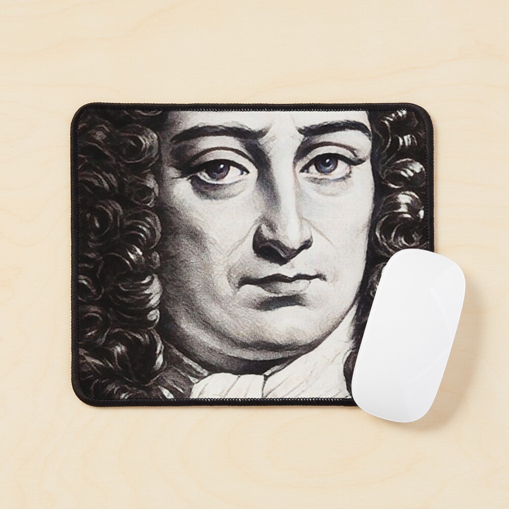 "German Mathematician Gottfried Wilhelm Leibniz illustration " Poster ...