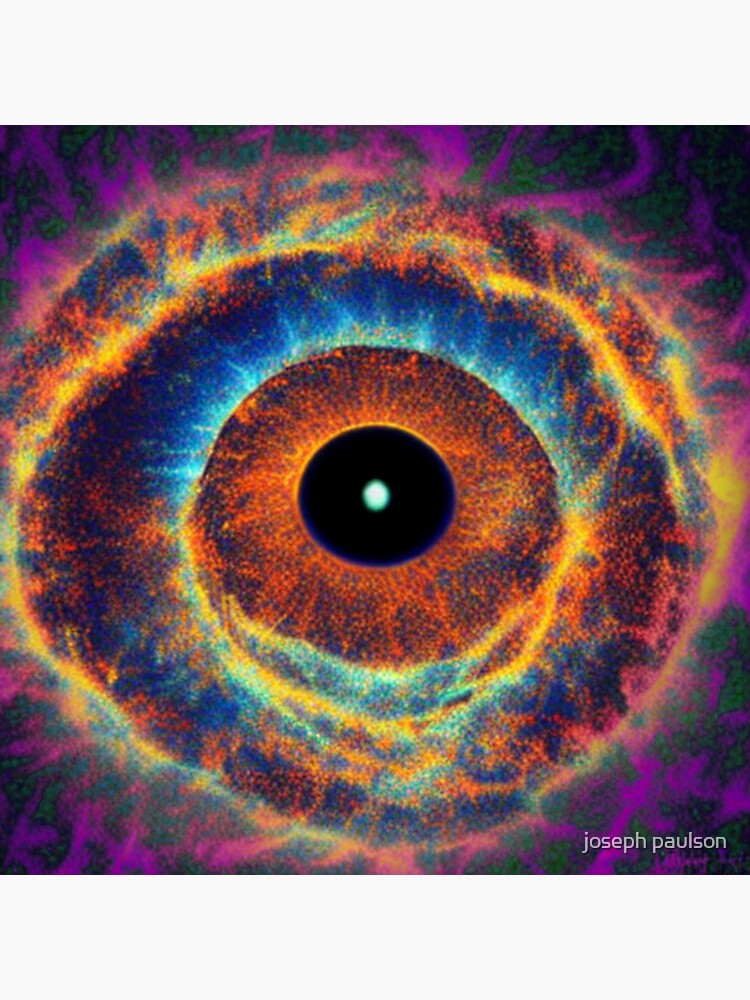 "heaven fire eye ai art by prodia" Sticker for Sale by joseph paulson ...