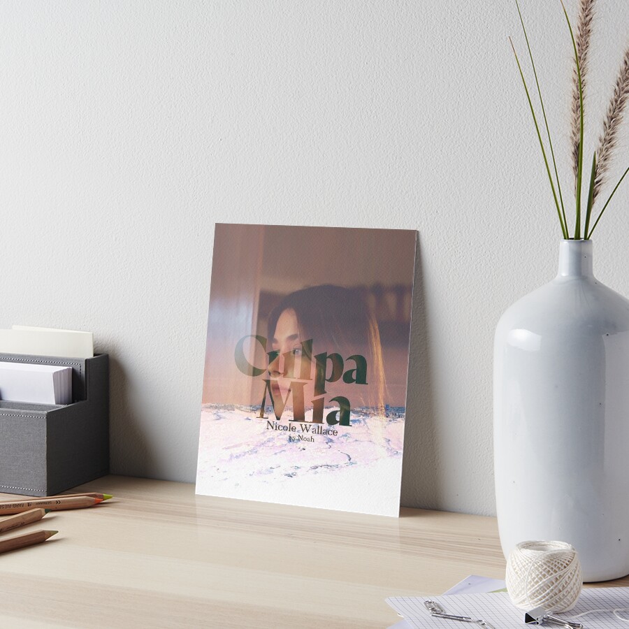 "Nicole Wallace as noah culpa mia / my fault 2023 movie themed graphic design by ironpalette ...