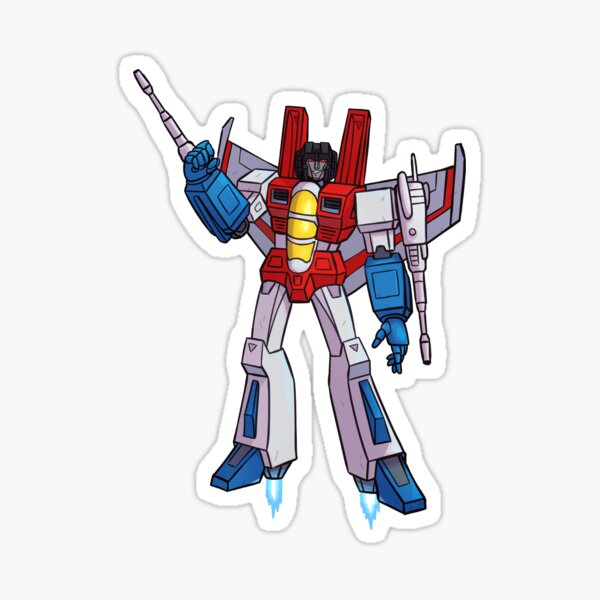"Starscream " Sticker for Sale by Denica Georgieva | Redbubble