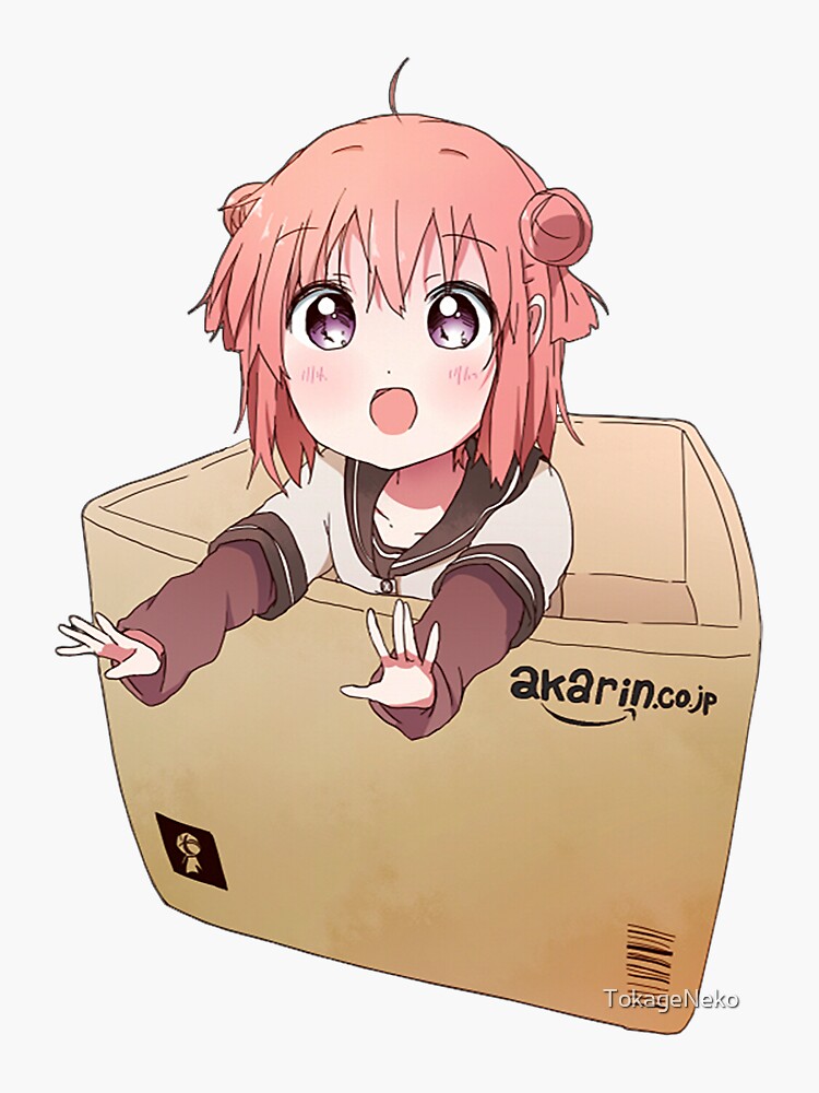 "Akari Akaza Box" Sticker for Sale by TokageNeko | Redbubble