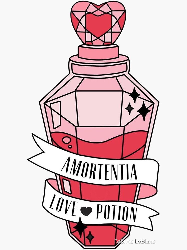 "Love Potion" Sticker for Sale by Sabrina LeBlanc | Redbubble