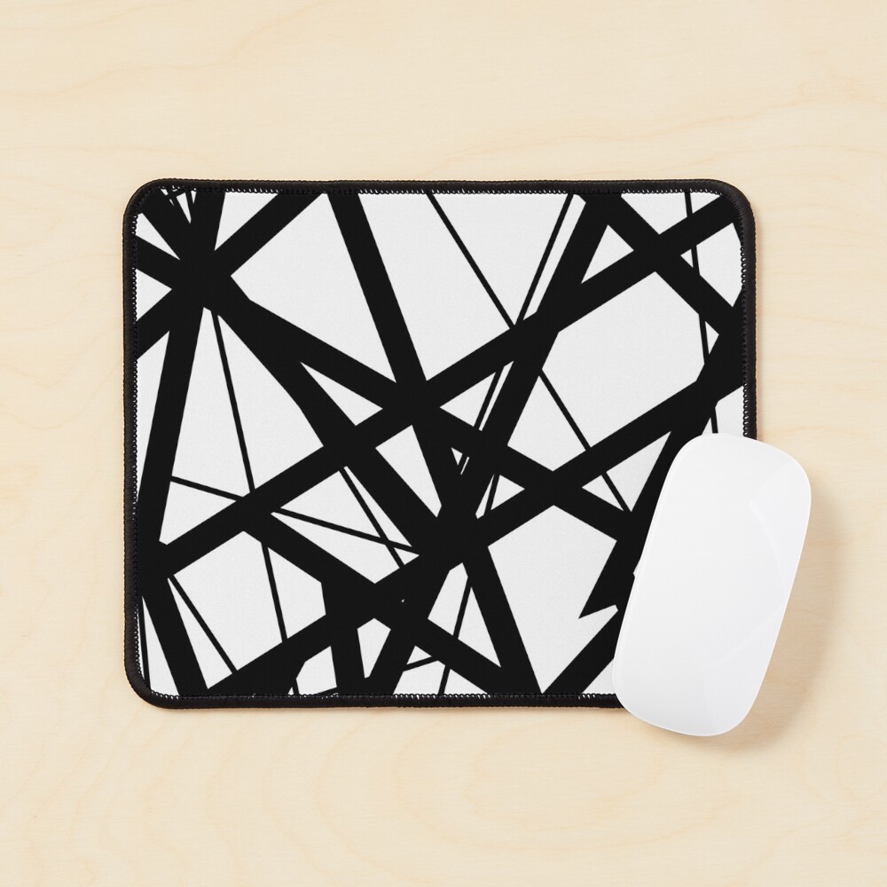 "EVH: authentic Black & White Stripes design (pure white)" Poster by ...