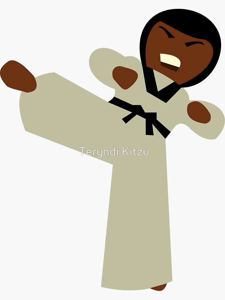 "HiYa!" Sticker by ErynB | Redbubble