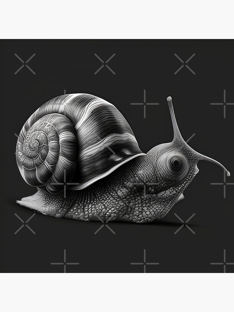 Snail Pencil Sketch Snail. Colour Pencils By Olga Filimonova On