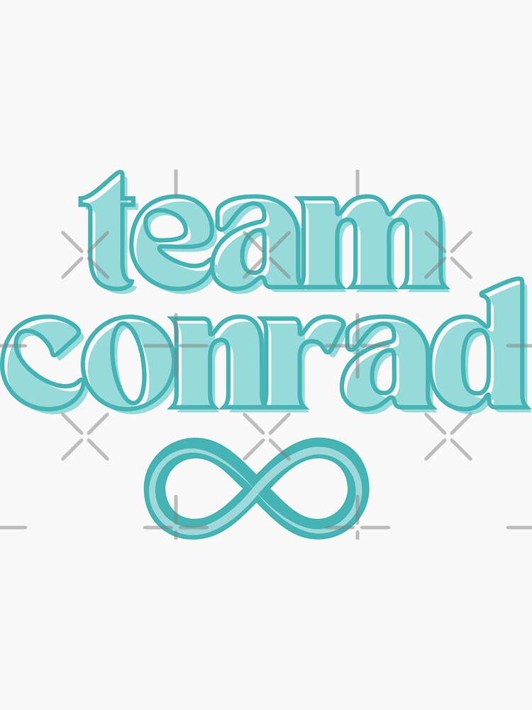"TSITP | Team Conrad" Sticker for Sale by ewarr24 | Redbubble