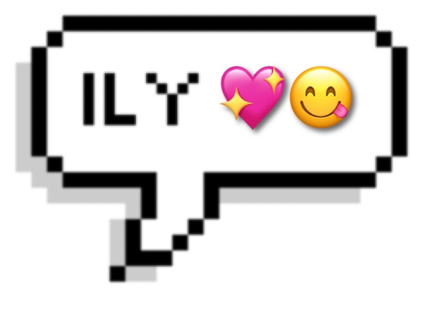 "ILY emoji speech bubble" by gtboutique | Redbubble