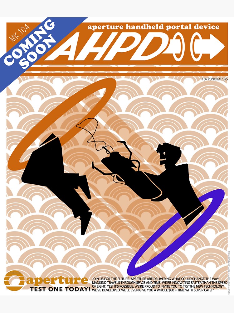 "aperture handheld portal device - Portal Sticker Design" Sticker for ...