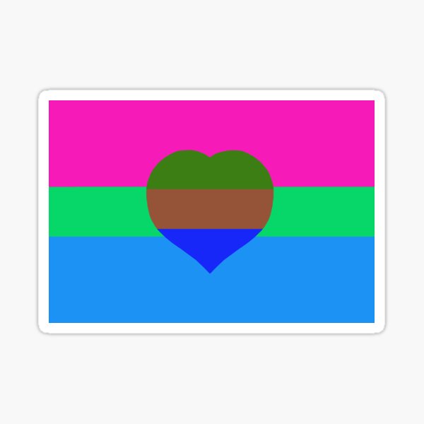"Sapioromantic Polysexual Flag " Sticker for Sale by SanguineDesigns ...
