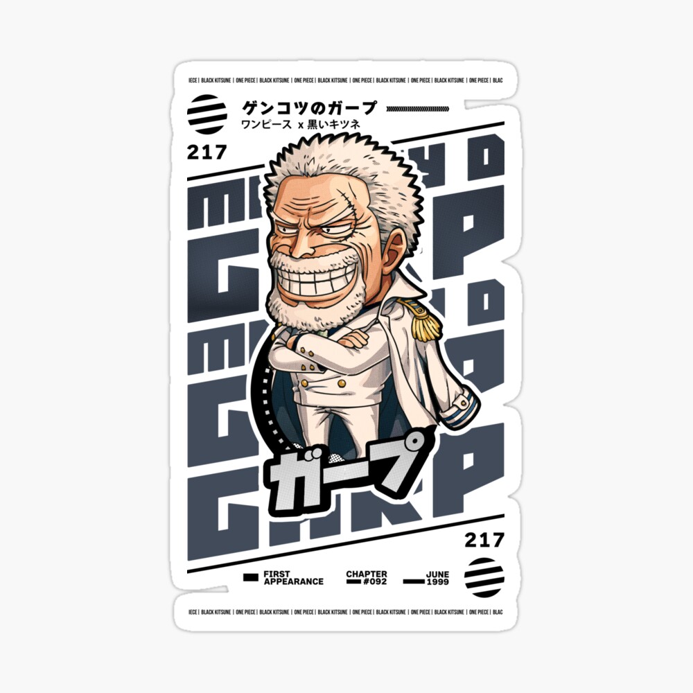 Piece One Garp Chibi Monkey D. Luffy Monkey D. Garp One Piece
