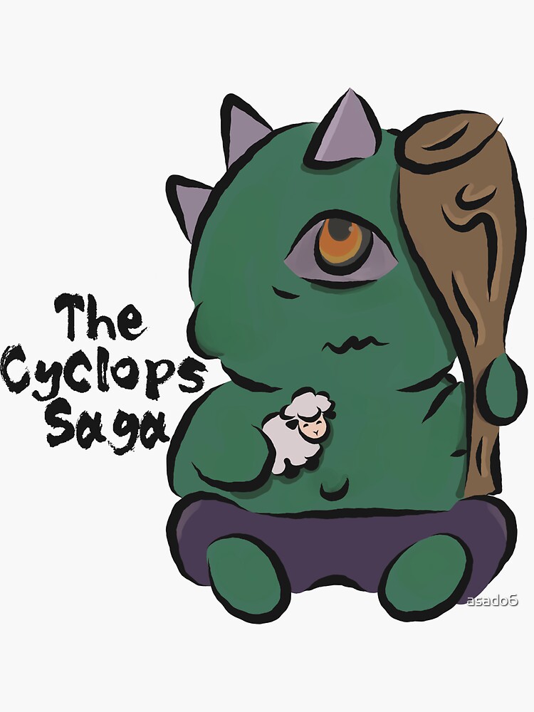 "Cyclops Saga Sticker" Sticker for Sale by asado6 | Redbubble